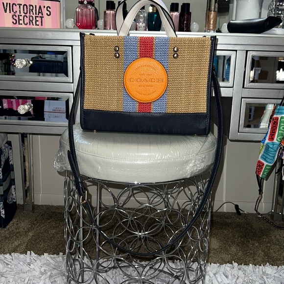 Coach | Bags | Coach Dempsey Tote Beautiful Rattan Raffia Look | Poshmark